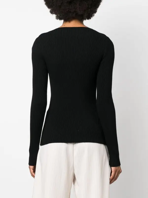 PATOU Long-sleeve Knitted Top