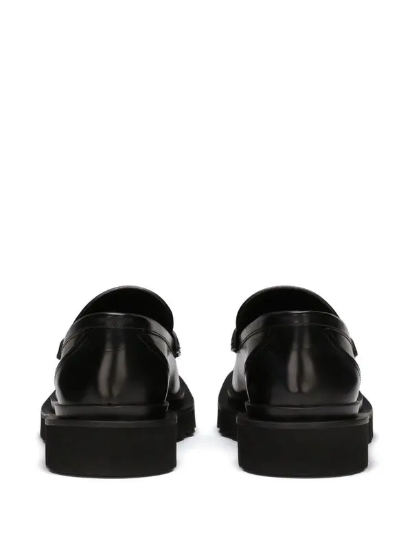 Dolce & Gabbana Penny-slot Leather Loafers