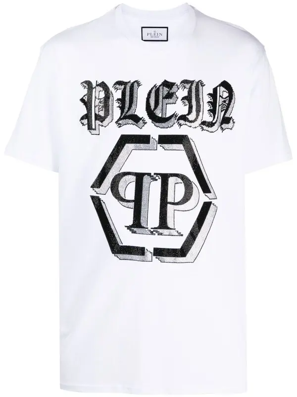 Philipp Plein Ss Chrome Round-neck T-shirt - White
