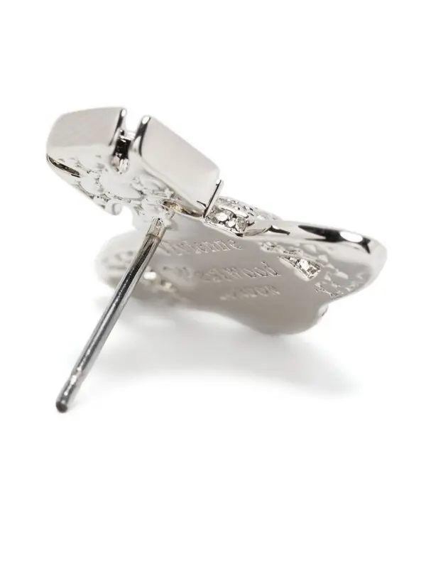VIVIENNE WESTWOOD Orb Crystal Stud Earrings - Silver