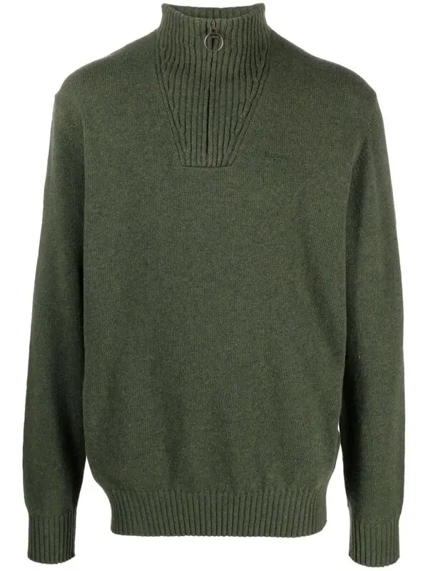 Barbour Half-zip Wool Jumper