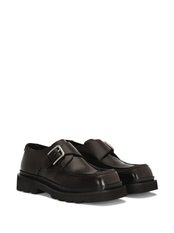 Dolce & Gabbana Leather Monk Shoes