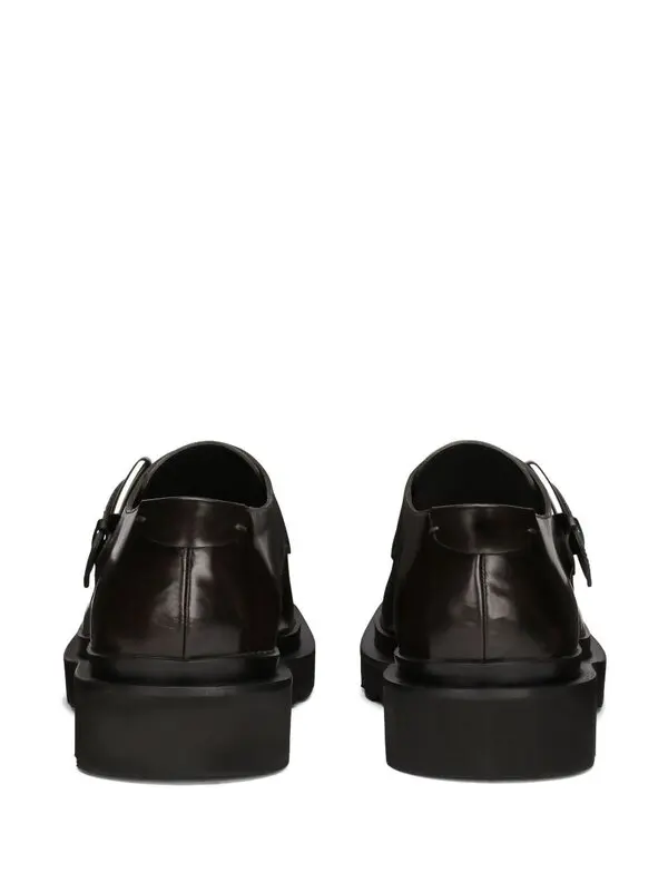 Dolce & Gabbana Leather Monk Shoes