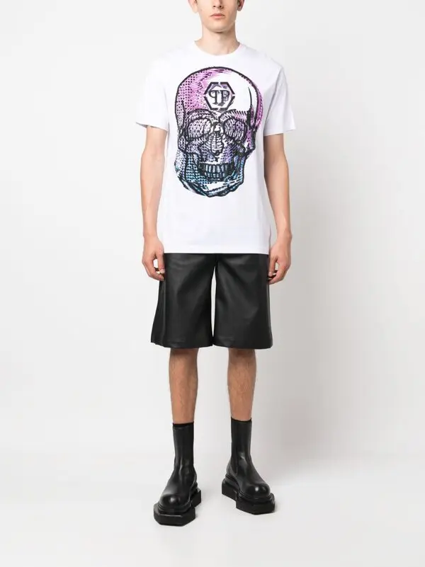 Philipp Plein Ss Skull Round-neck T-shirt - White