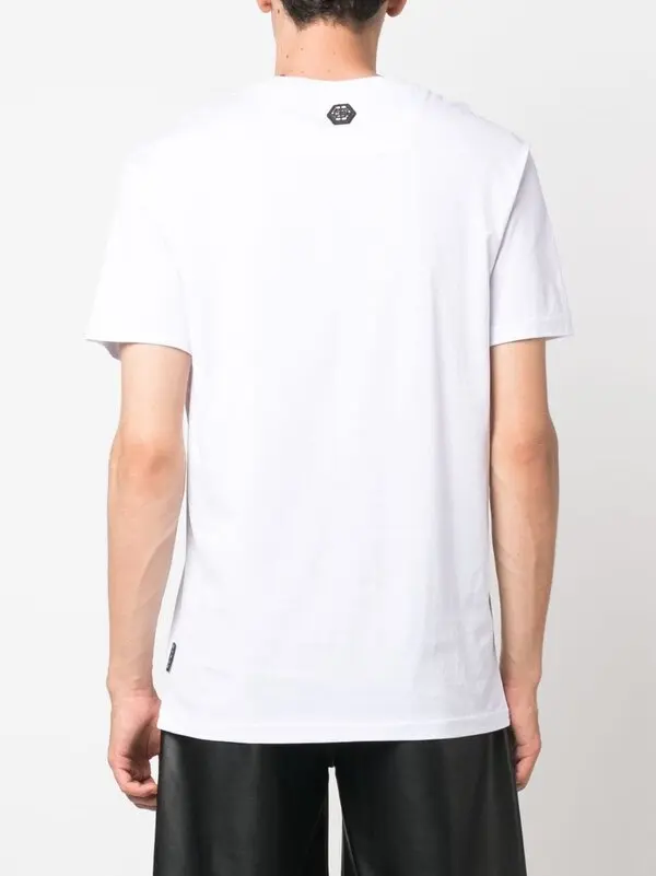 Philipp Plein Ss Skull Round-neck T-shirt - White