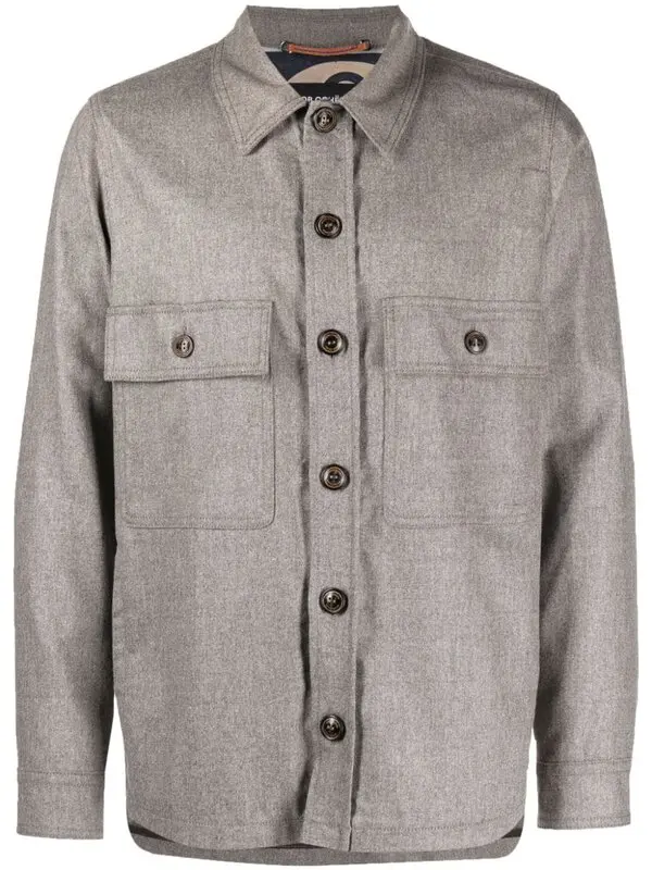 Jacob Cohen Long-sleeve Wool Shirt Jacket