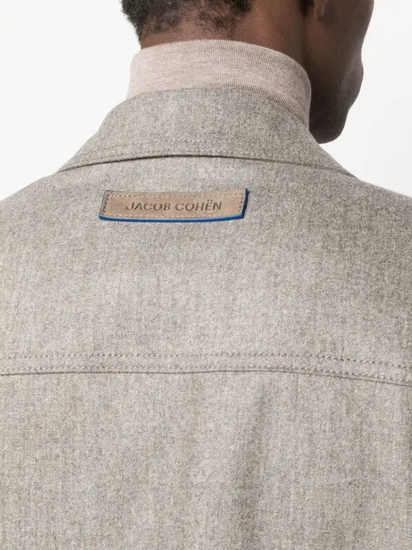 Jacob Cohen Long-sleeve Wool Shirt Jacket
