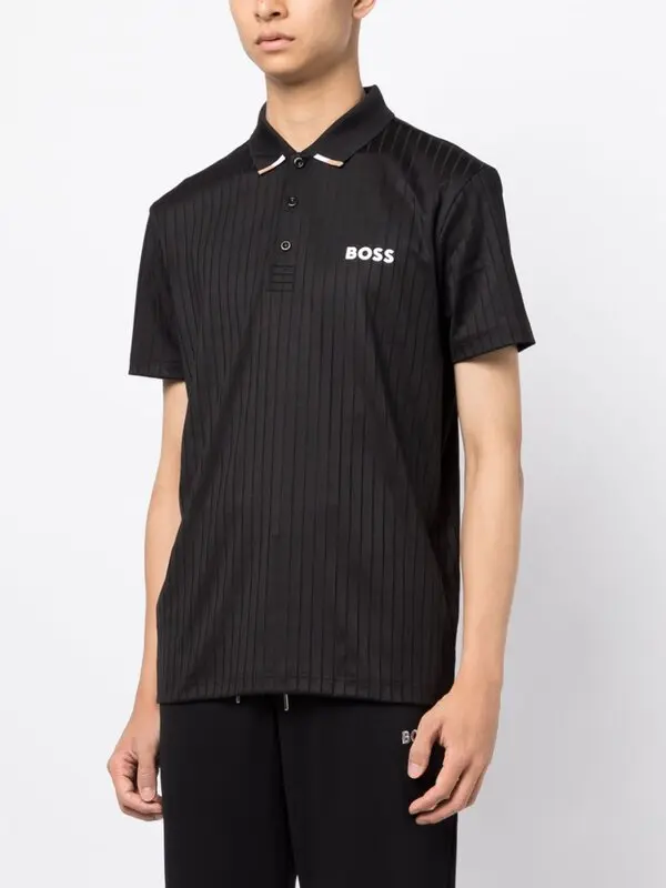 BOSS Ribbed Polo Shirt