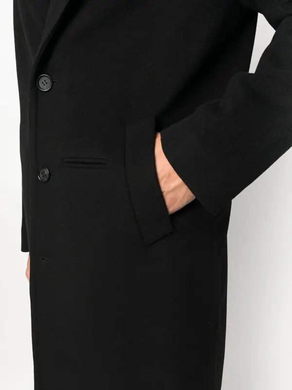 Alexander McQueen Raglan Sleeves Wool-blend Coat
