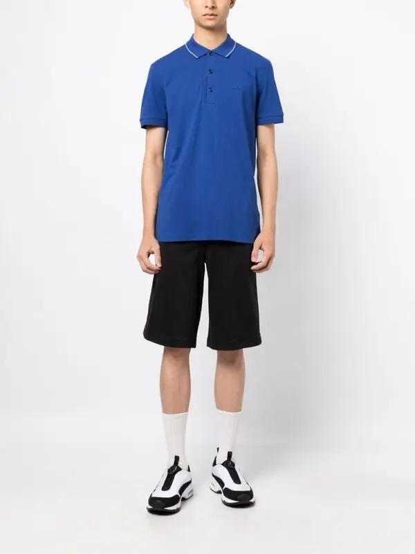 BOSS Paule Cotton Polo Shirt - Blue