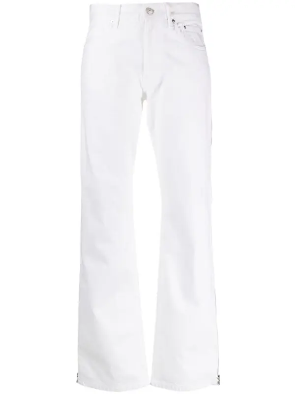 Gauchere Straight-leg Zipped Jeans