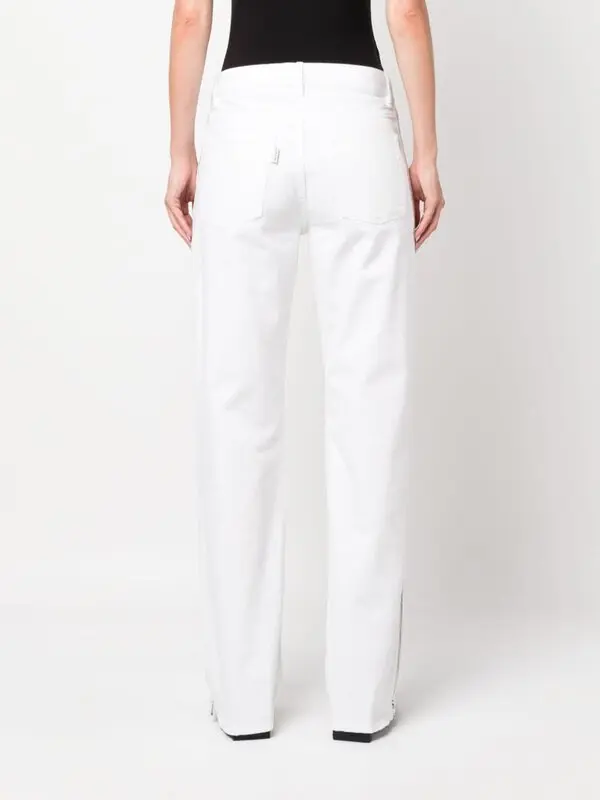 Gauchere Straight-leg Zipped Jeans