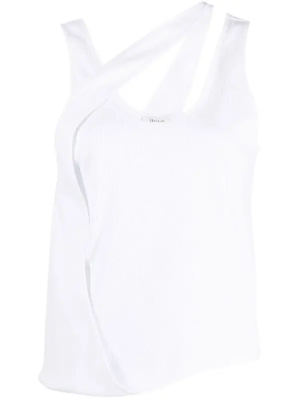 Gauchere Mirror Ribbed Tank Top