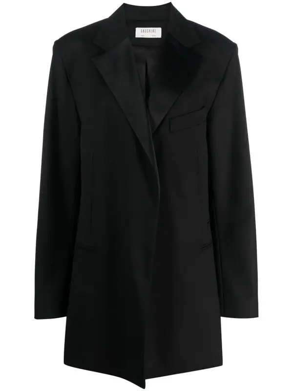 Gauchère Notched-lapels Single-breasted Coat