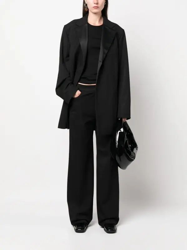 Gauchère Notched-lapels Single-breasted Coat