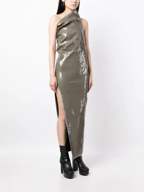Rick Owens Athena Sequin-embellished Gown