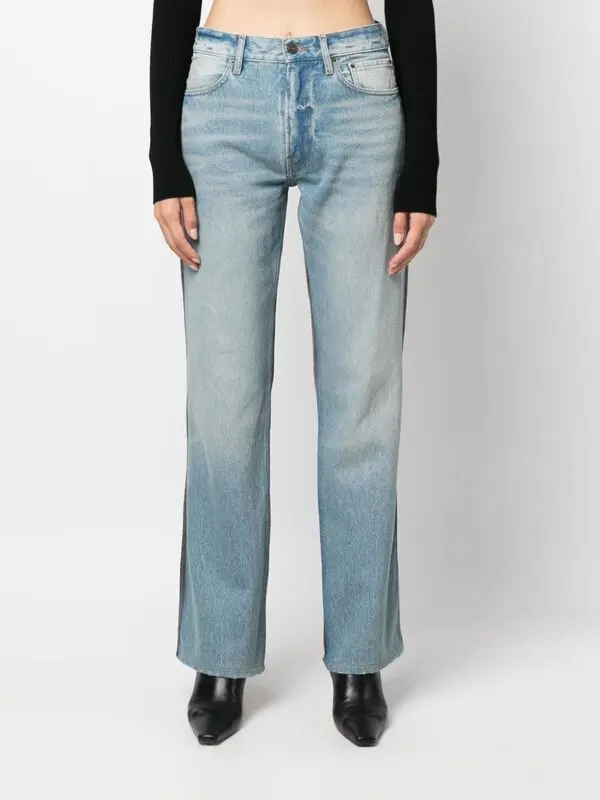 Gauchere Two-tone Straight-leg Jeans