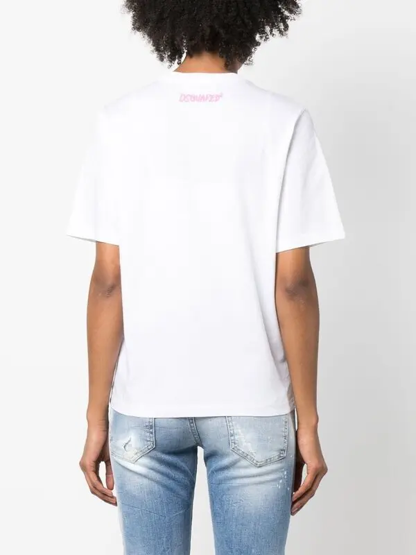 Dsquared2 Slogan-print Short-sleeve T-shirt