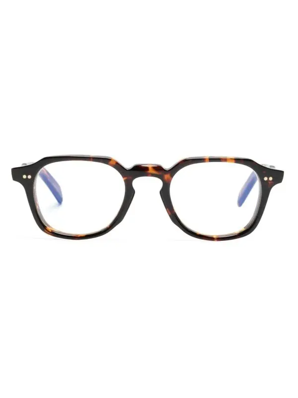 CUTLER & GROSS Tortoiseshell-effect Oval-frame Glasses
