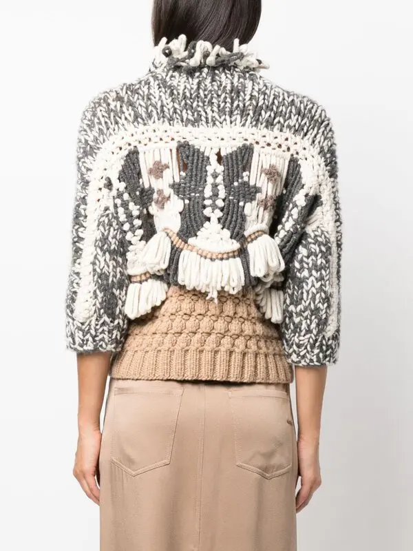 Brunello Cucinelli Fringed Chunky-knit Cashmere Jumper