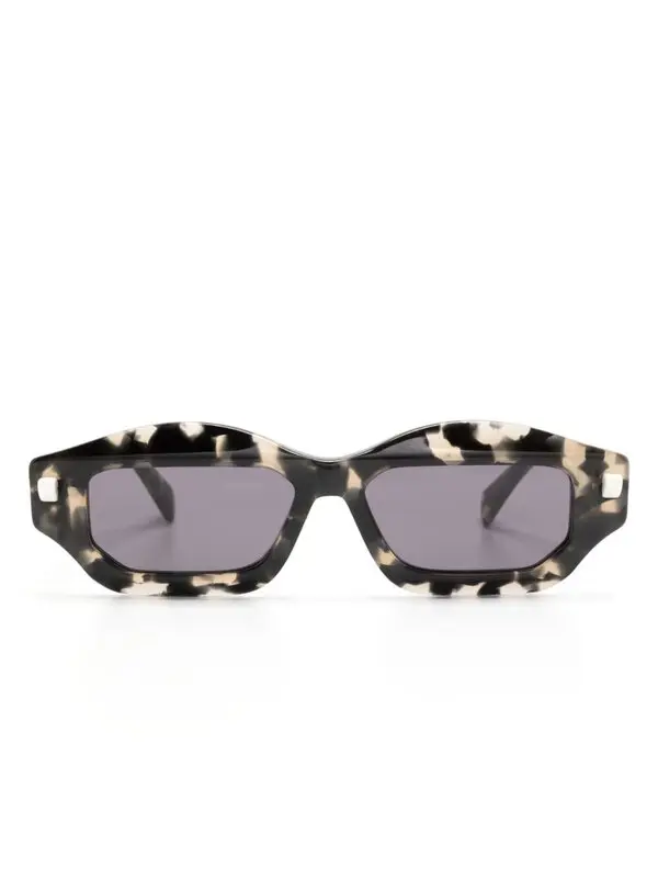 KUBORAUM Q6 Geometric-frame Sunglasses - Black
