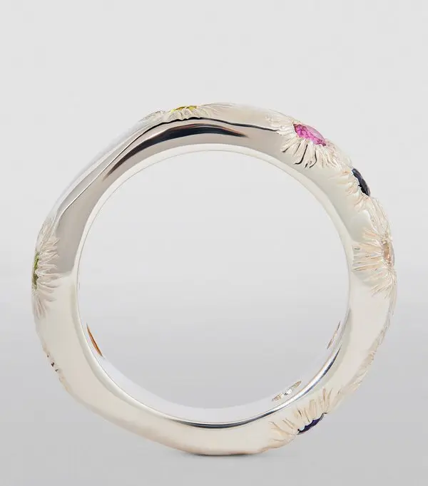 BLEUE BURNHAM Sterling And Sapphire Mycorrhizal Ring