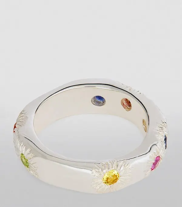 BLEUE BURNHAM Sterling And Sapphire Mycorrhizal Ring