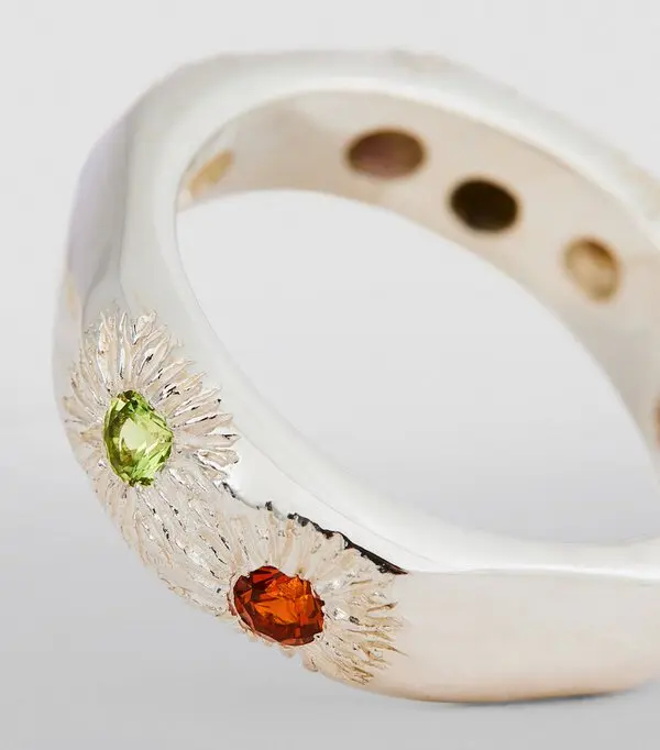 BLEUE BURNHAM Sterling And Sapphire Mycorrhizal Ring