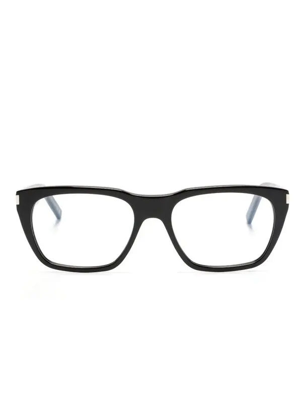 Saint Laurent Sl598 Square-frame Glasses - Black