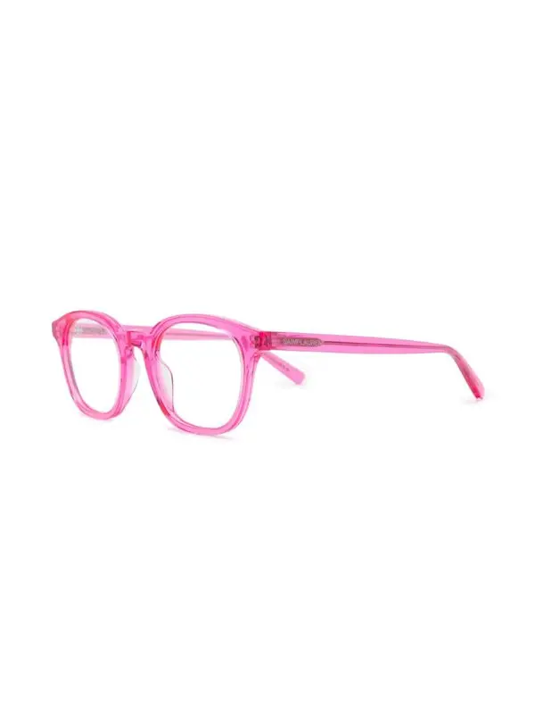 Saint Laurent Transparent Round-frame Glasses