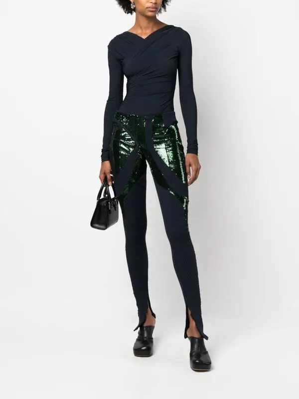Ottolinger Paneled Sequin Leggings