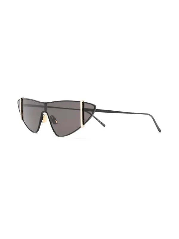 Saint Laurent Oversize-frame Straight-arms Sunglasses