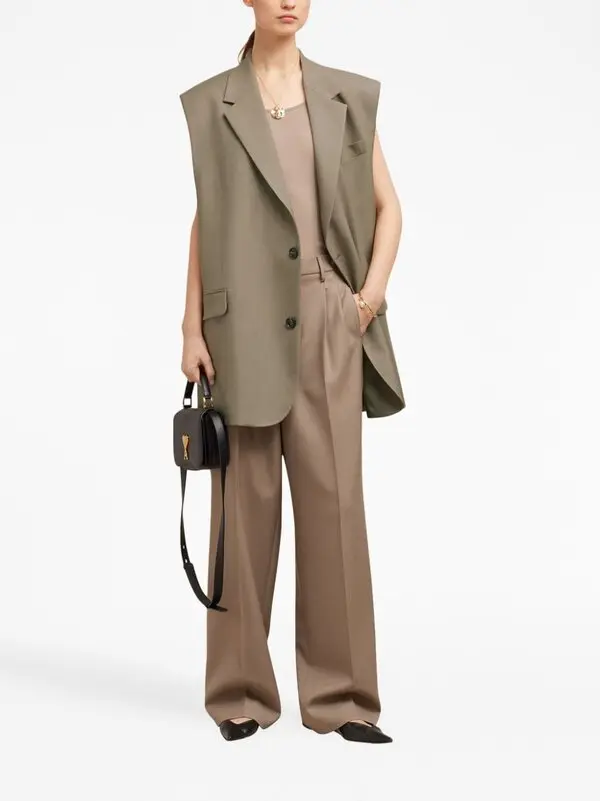 AMI Paris Oversize Virgin Wool Waistcoat