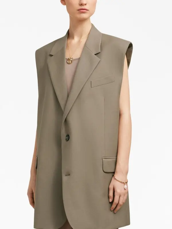 AMI Paris Oversize Virgin Wool Waistcoat