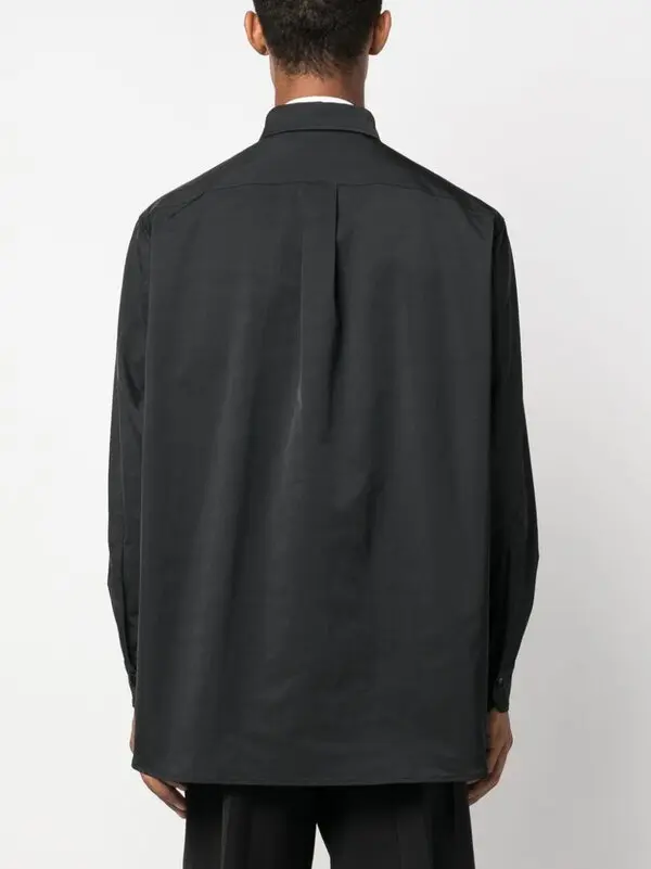 Valentino Garavani Vltn-patch Concealed Placket Shirt