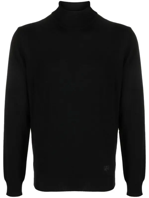 Corneliani High-neck Jumper - Black
