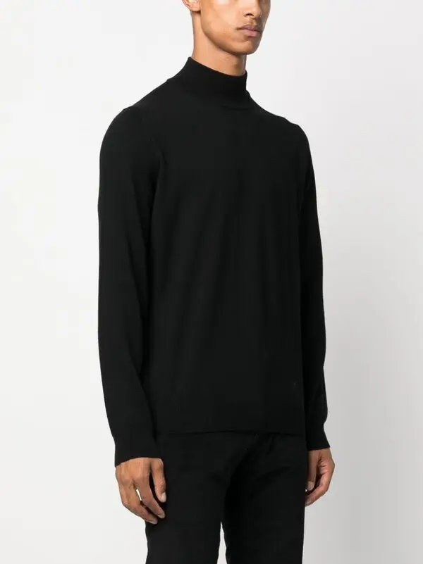 Corneliani High-neck Jumper - Black