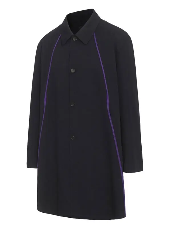 Shanghai Tang Piped-trim Trench Coat