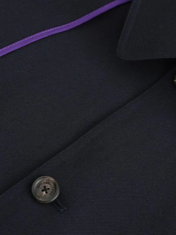 Shanghai Tang Piped-trim Trench Coat