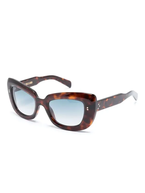 CUTLER & GROSS 9797 Cat-eye Sunglasses - Brown
