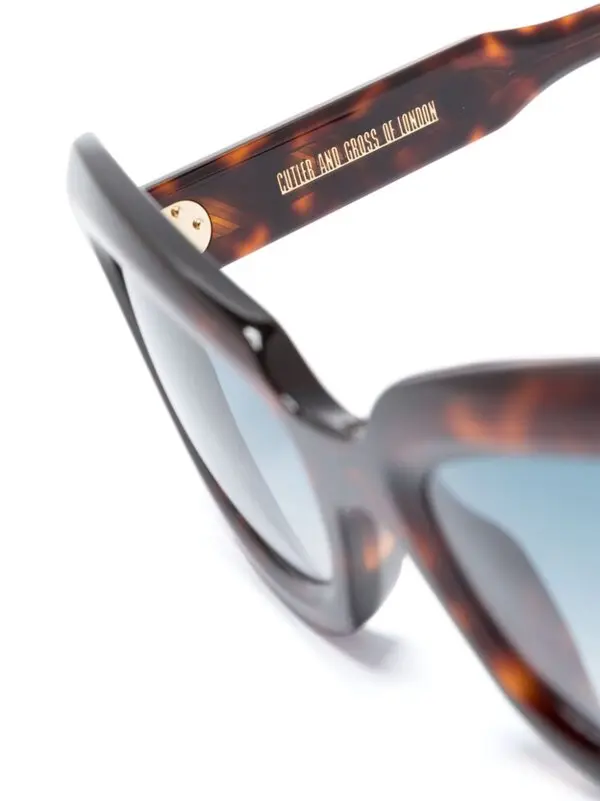 CUTLER & GROSS 9797 Cat-eye Sunglasses - Brown