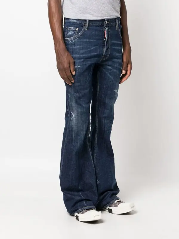 Dsquared2 Mid-rise Flared Jeans - Blue
