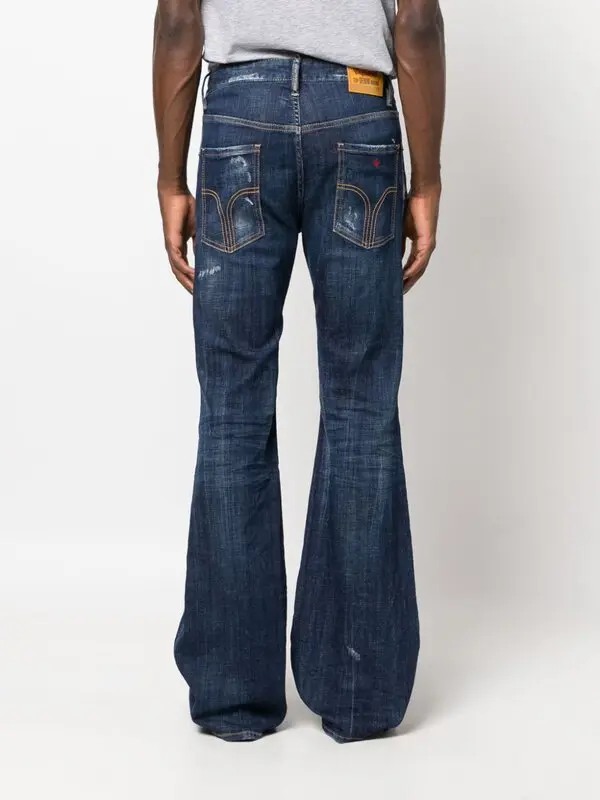 Dsquared2 Mid-rise Flared Jeans - Blue