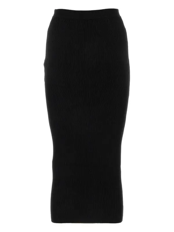 Alexander McQueen Ribbed-knit Pencil Skirt