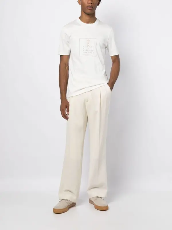 Brunello Cucinelli Graphic-print Cotton T-shirt