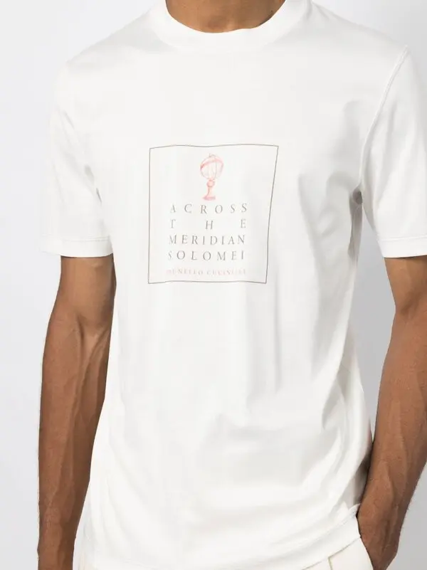Brunello Cucinelli Graphic-print Cotton T-shirt