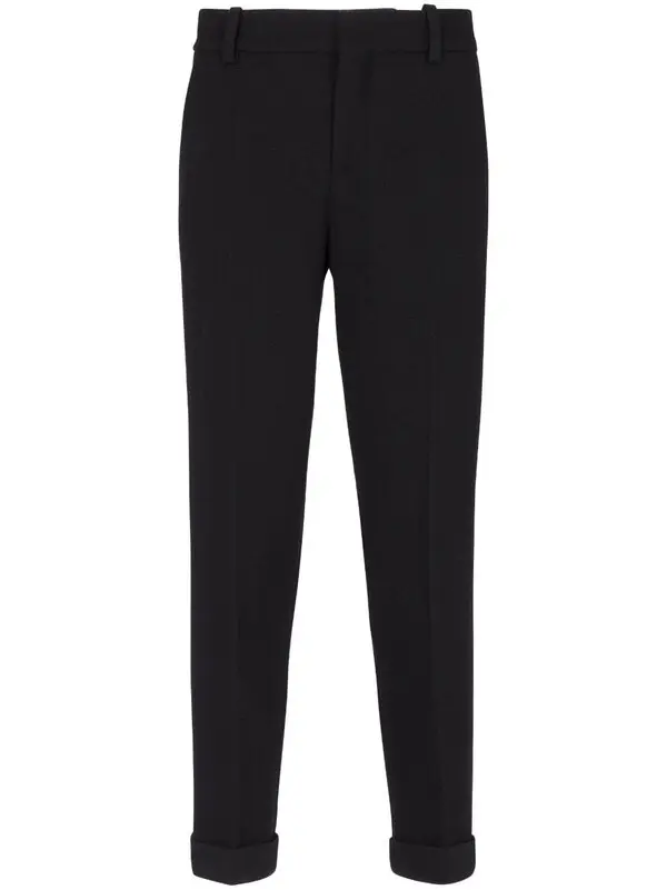 Balmain Tapered Cropped Trousers