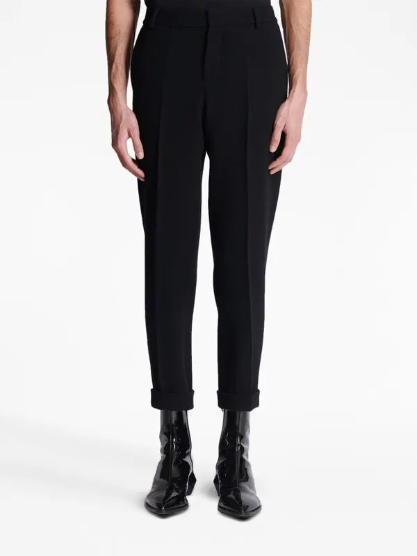Balmain Tapered Cropped Trousers