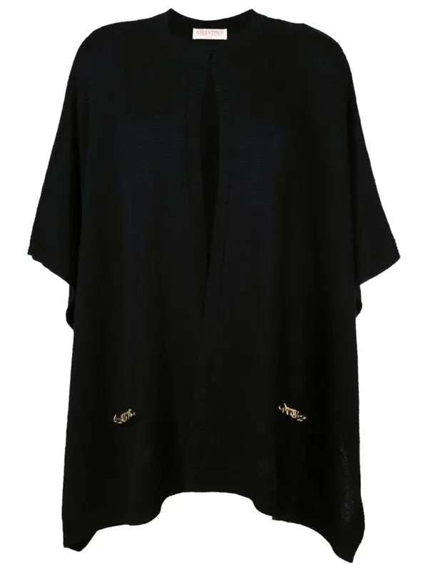 Valentino Garavani Chain-link Cashmere Cape