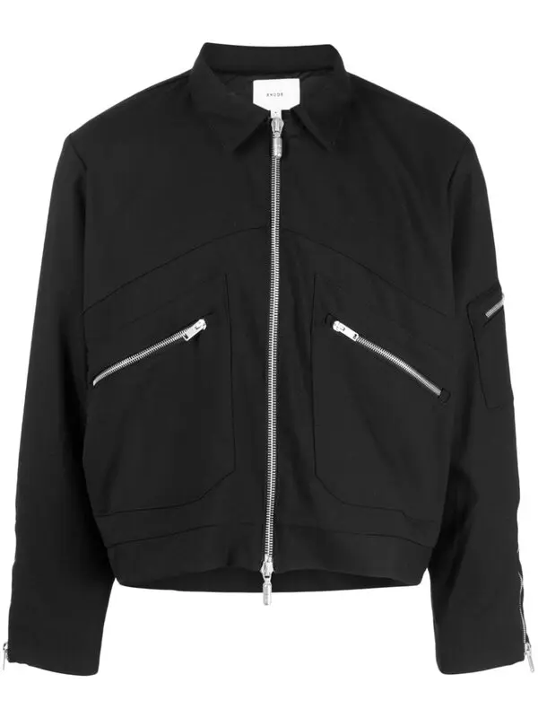 Rhude Sambac Bomber Jacket - Black